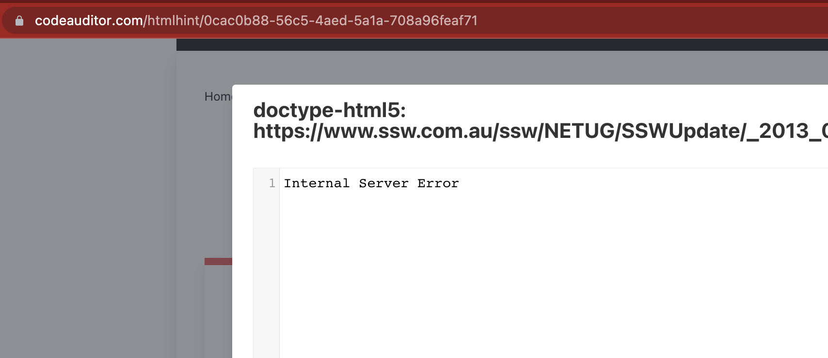 🐛 BUG - Can't view source · Issue #439 · SSWConsulting/SSW.CodeAuditor · GitHub