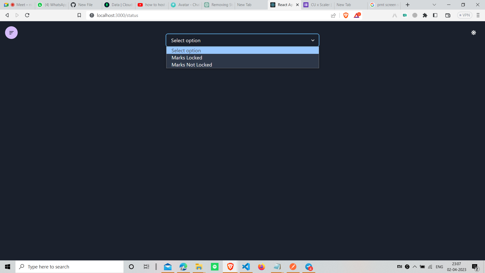 Github Saurabh8081scaler Assignment Dashboard A Full Stack Dashboard App 