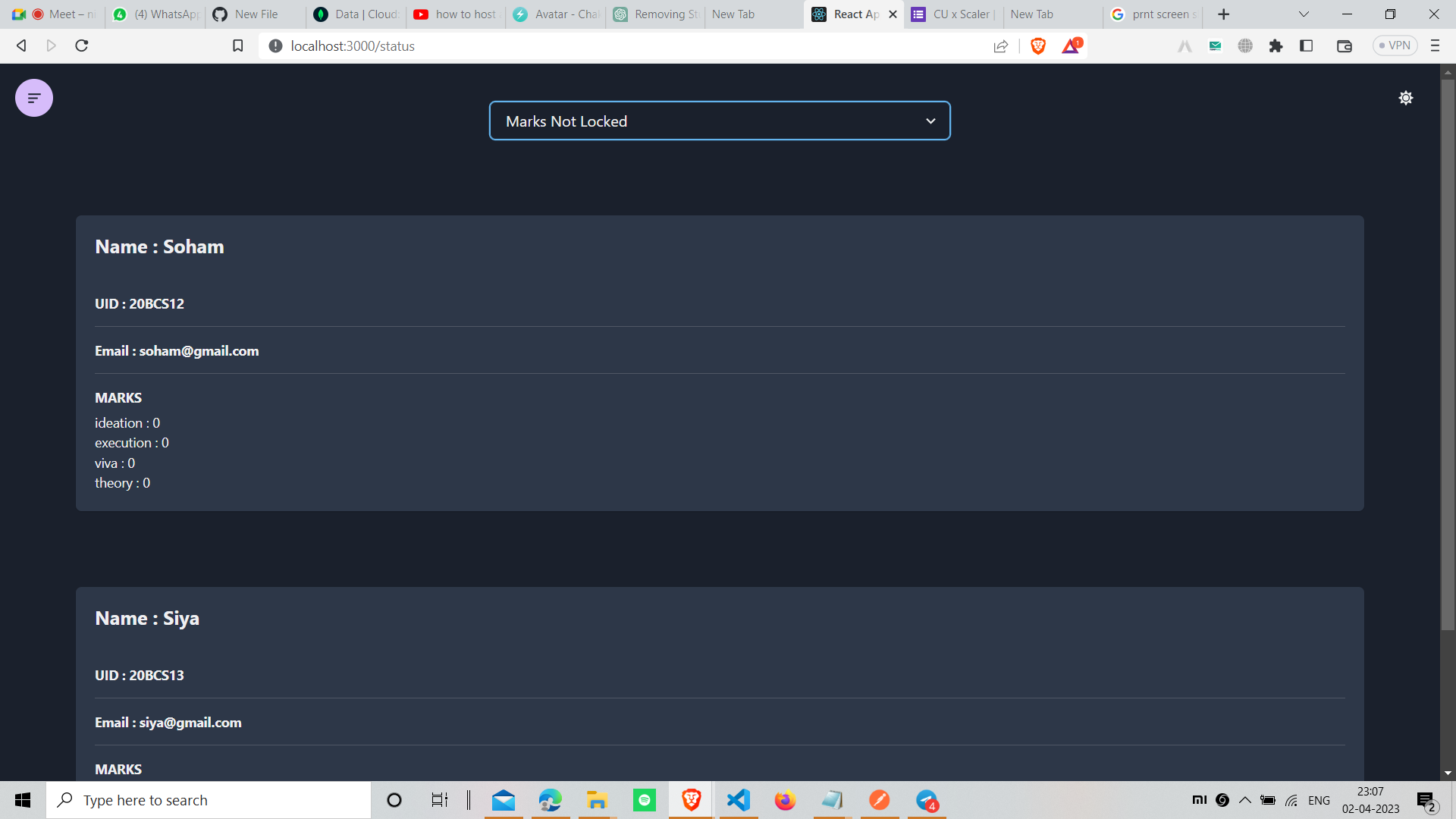 GitHub - saurabh8081/scaler-assignment-dashboard: a full stack ...
