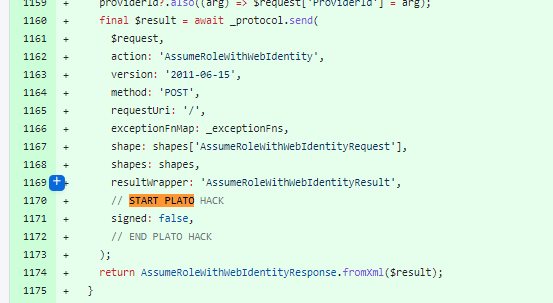 Bug Sts Assumerolewithwebidentity Tries To Sign Request · Issue 400 · Agilordawsclient · Github