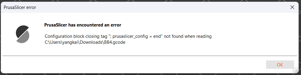 Error encountered when opening gcode generated by PS in PS GCode Viewer · Issue #11456 · prusa3d ...