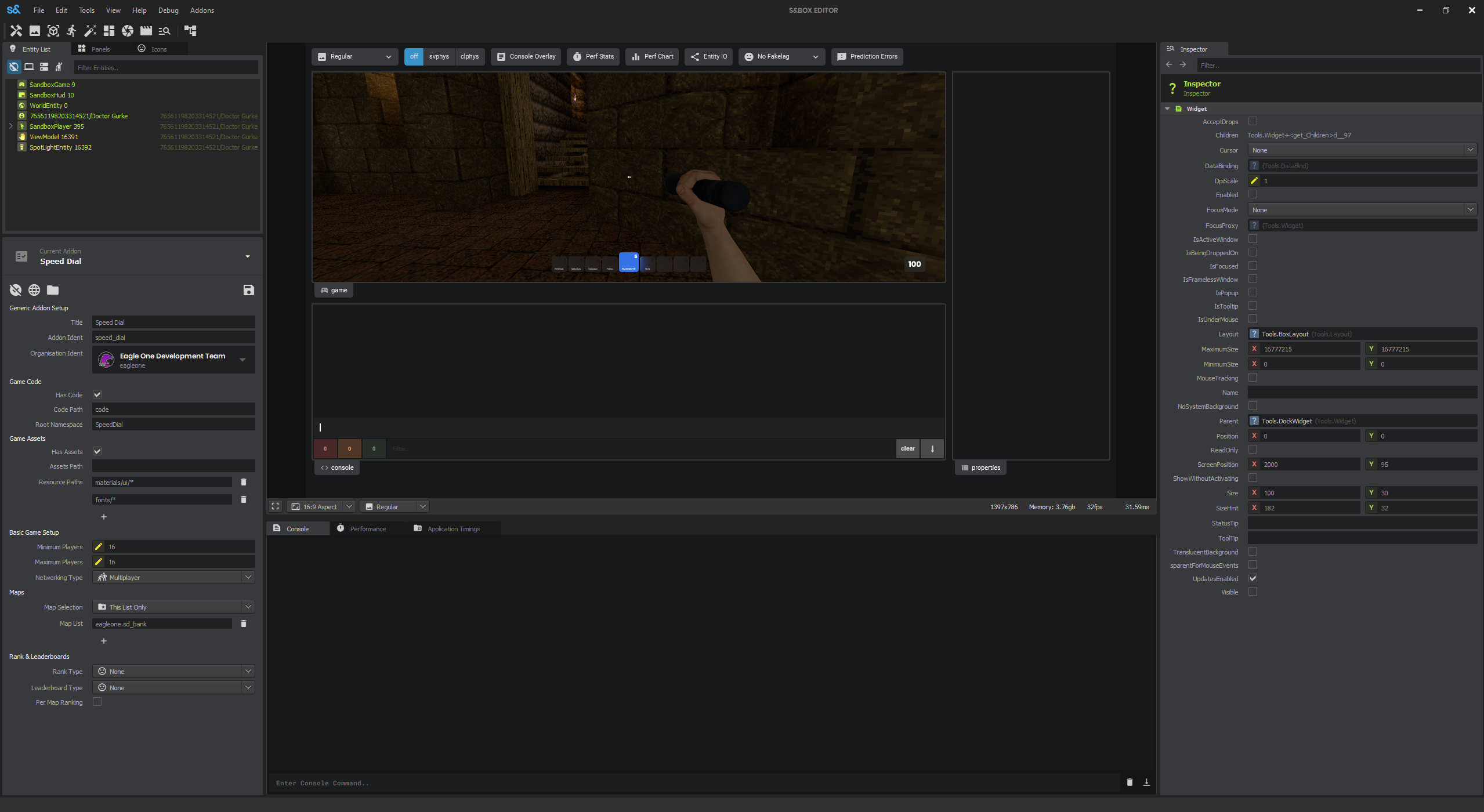 Finish the sbox Editor mode and its functionality · Issue #1731 · Facepunch/sbox-issues · GitHub