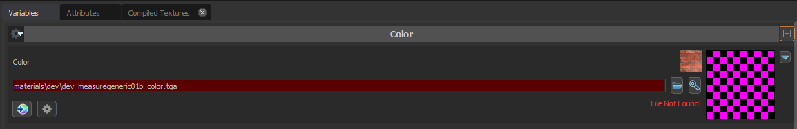 Asset Browser: default new material uses invalid texture reference for core source file and ...