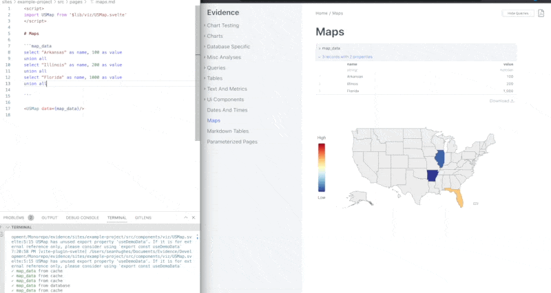 Mapping · Issue 565 · Evidence Devevidence · Github