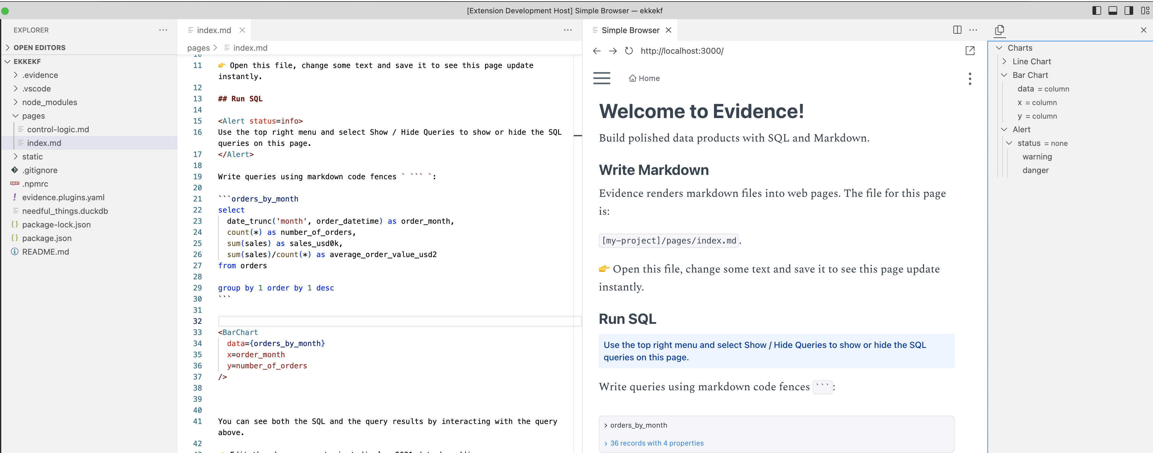 Make component props discoverable · Issue #120 · evidence-dev/evidence-vscode · GitHub
