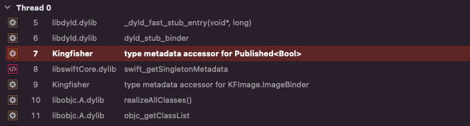 启动崩溃 · Issue #1874 · onevcat/Kingfisher · GitHub