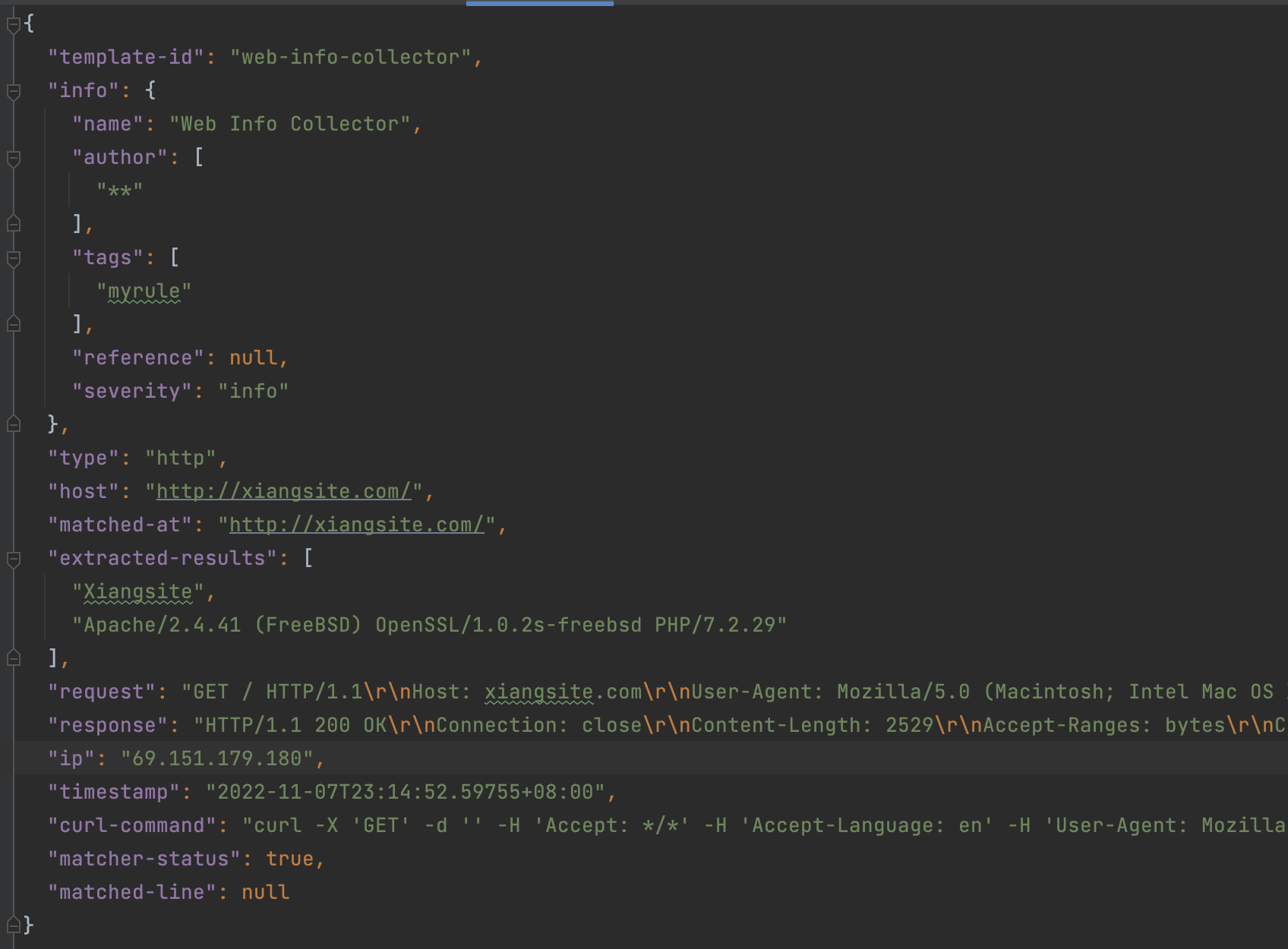 Need extracted values in key-value like. · projectdiscovery ...