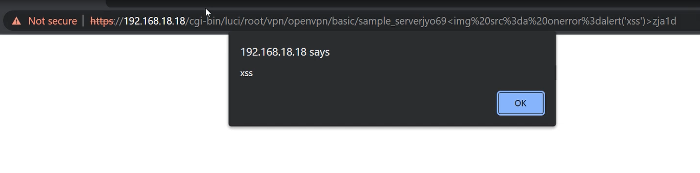 Reflected Cross Site Scripting in OpenWRT LuCI Web Interface. · Advisory · ABB-EL/external ...