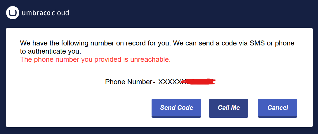 UK phone number is unreachable for multi-factor authentication · Issue #614 · umbraco/Umbraco ...