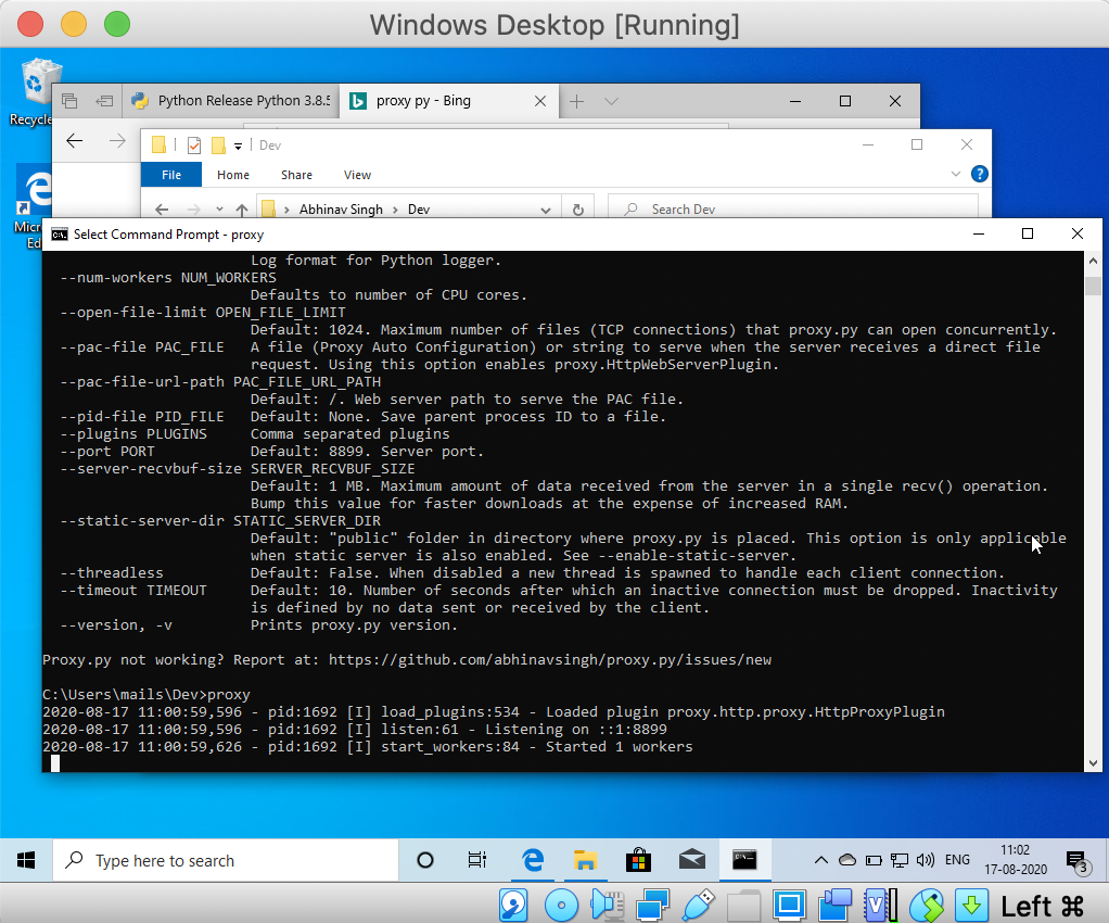 [Windows] freeze_support · Issue #330 · abhinavsingh/proxy.py · GitHub