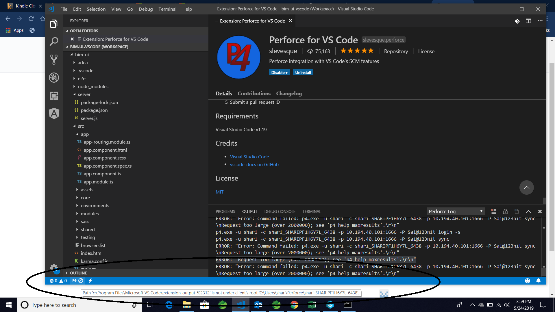 Sync Issue: ERROR: "Request too large (over 2000000) · Issue #162 · stef-levesque/vscode ...