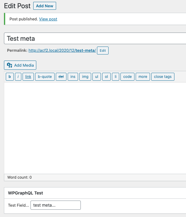 Fields That Resolve With Post Meta Not Showing In Previews · Issue 1615 · Wp Graphqlwp Graphql 