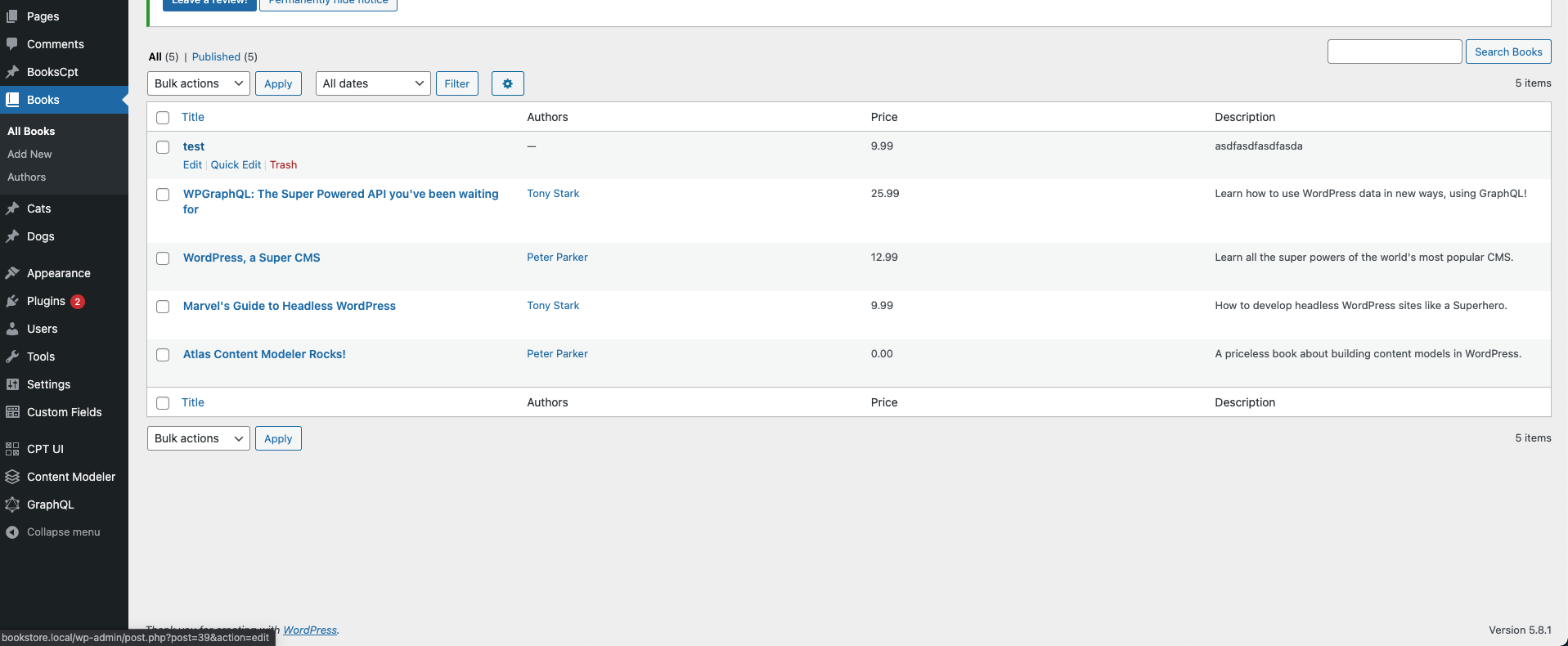 fields used as "entry title" not storing to the database properly, broken search · Issue #280 ...