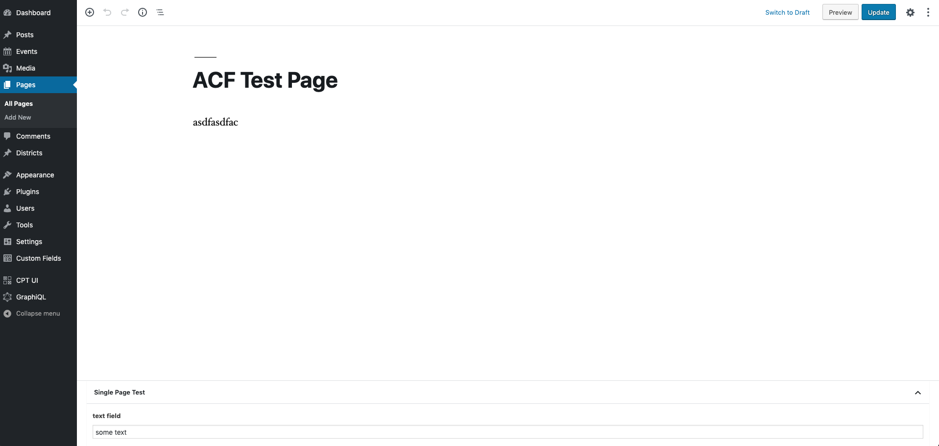 Advanced Custom Fields Support · Issue 214 · Wp Graphqlwp Graphql · Github
