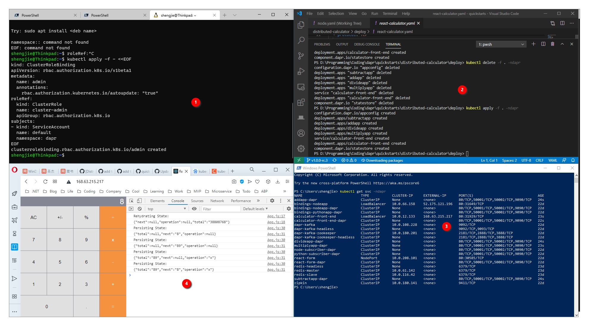 [Distributed-calculator] Got 400 error when I deployed to aks · Issue ...