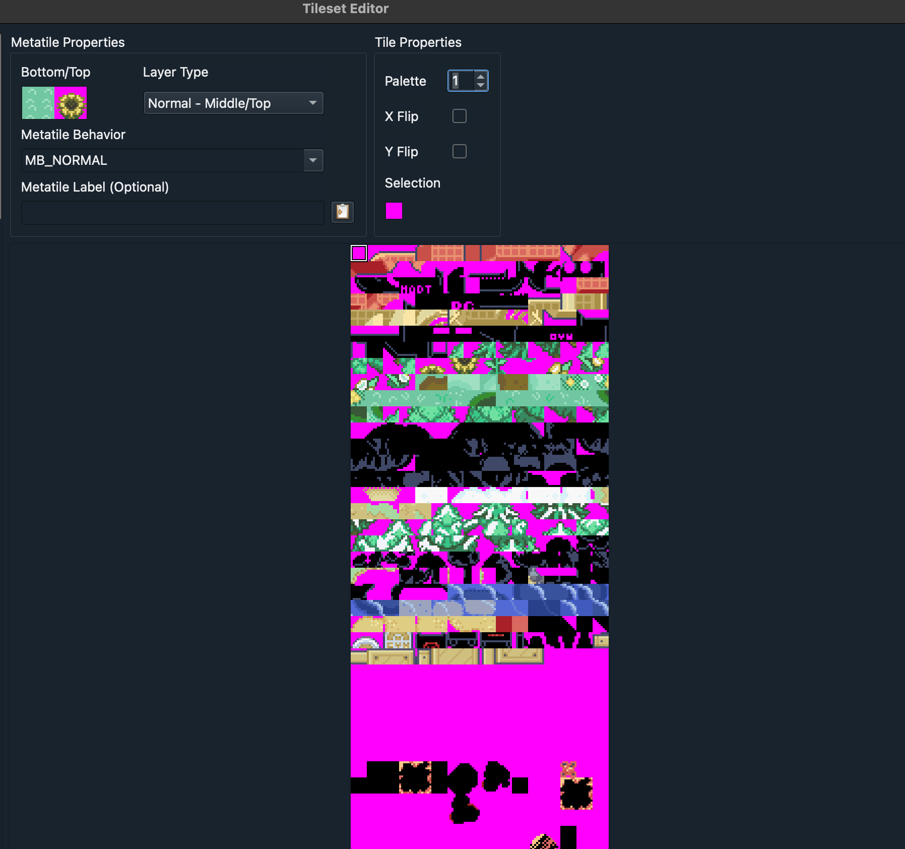 Support for 8bpp `tiles.png` when bottom 4 bits are correct · Issue ...