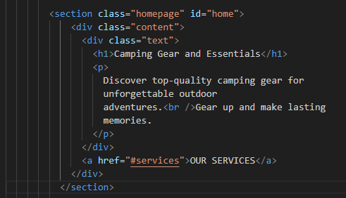 GitHub - trishaDas13/campingPage