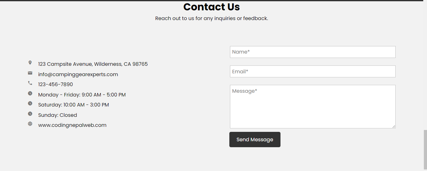 GitHub - trishaDas13/campingPage