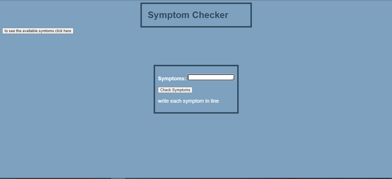GitHub - you1472006/symptom-checker