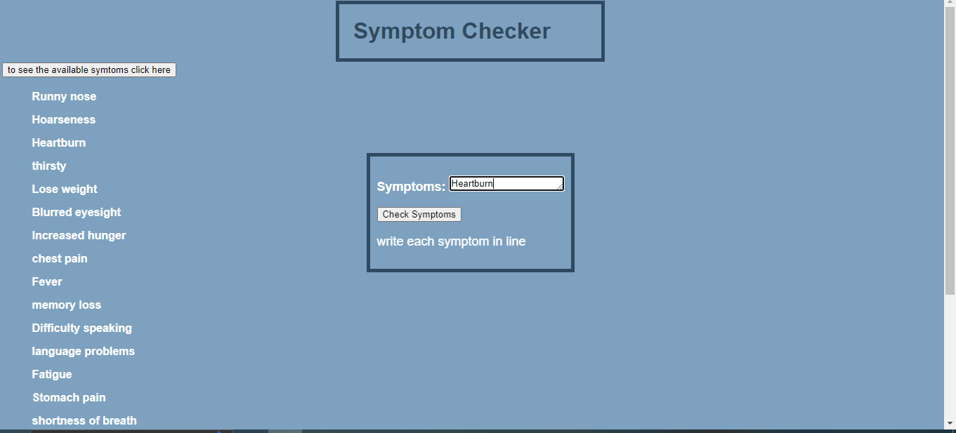GitHub - you1472006/symptom-checker GitHub - you1472006/symptom-checker