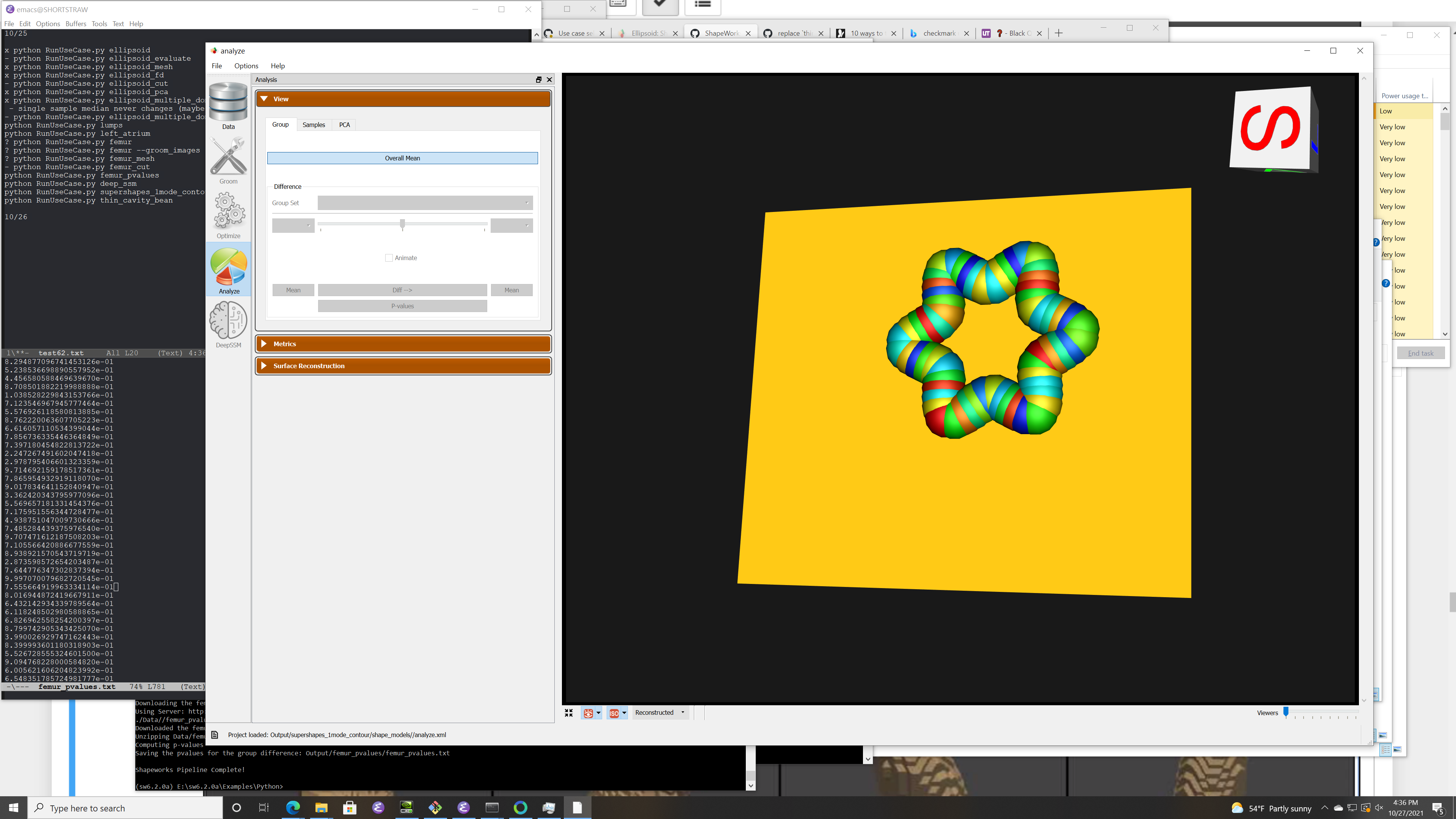 supershapes output with a bright yellow cheerful flag on Windows · Issue #1546 · SCIInstitute ...