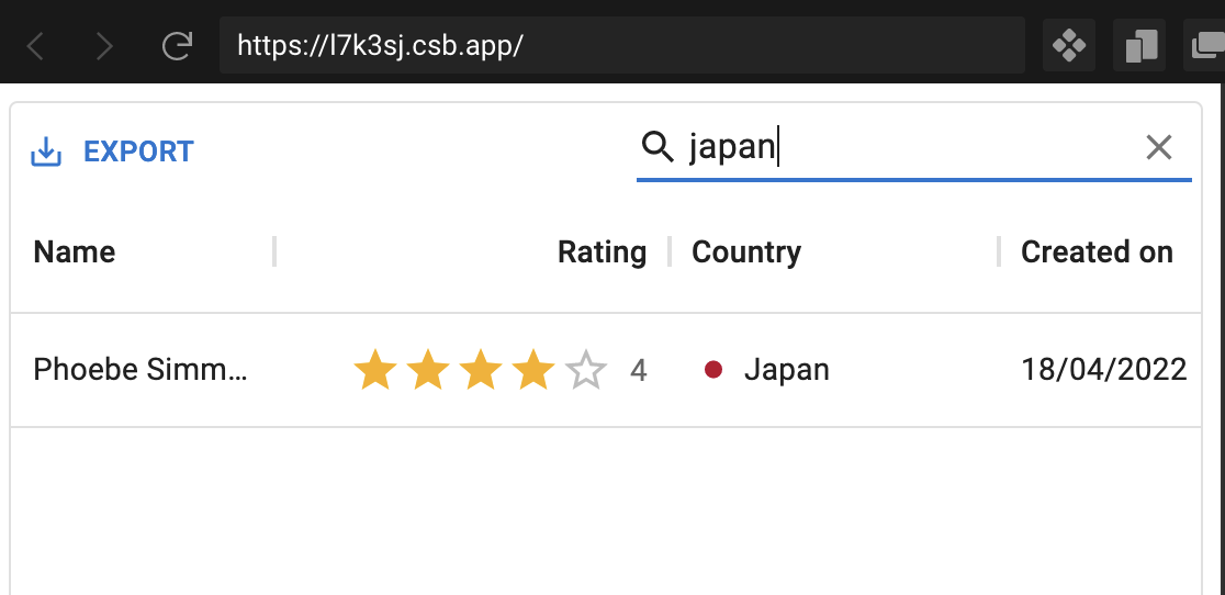 DataGrid Community V5 quickFilter not working correctly · Issue #8215 · mui/mui-x · GitHub