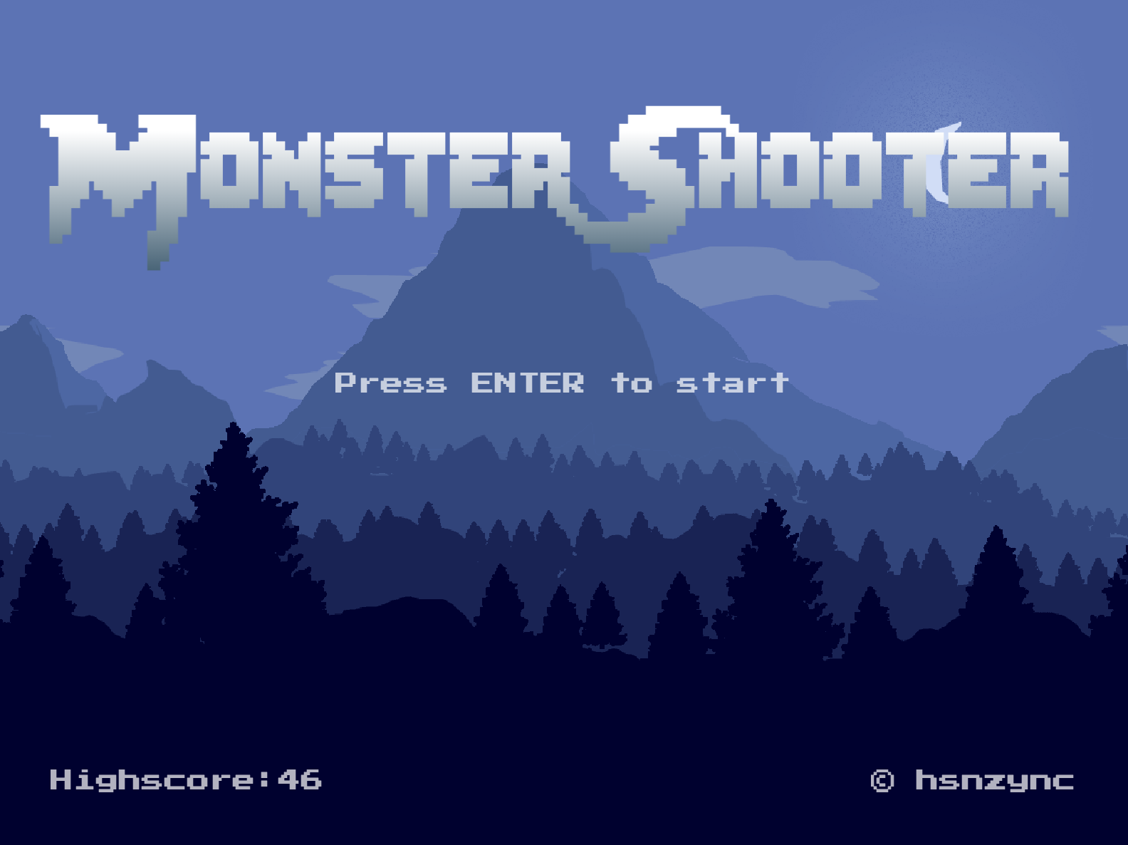 GitHub - hsnzync/monster-shooter-game: A simple but fun side scrolling ...