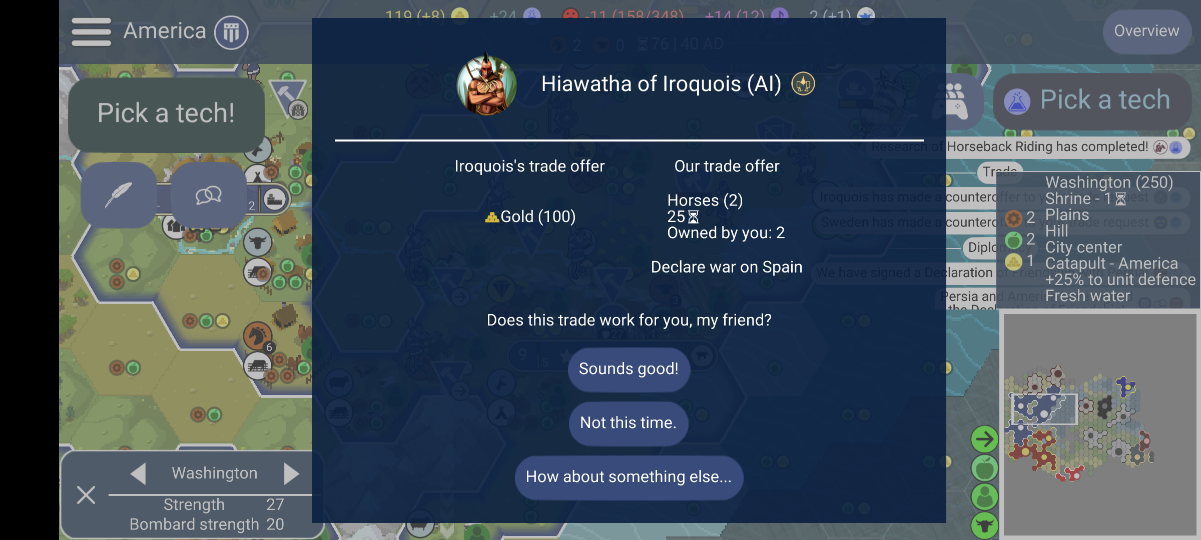 Suddenly at war after renegotiated trade in Multiplayer game · Issue #8725 · yairm210/Unciv · GitHub