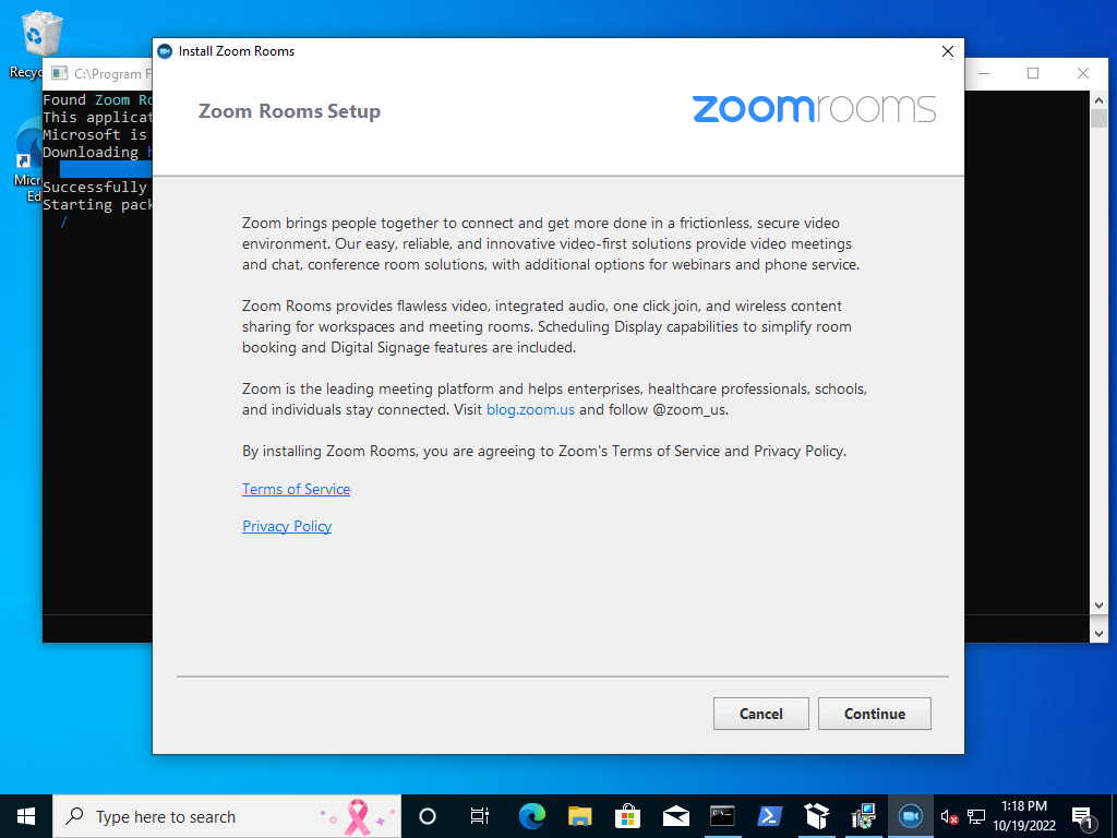 Zoom.ZoomRooms version 5.12.2 by chrome-penguin · Pull Request #85503 · microsoft/winget-pkgs ...