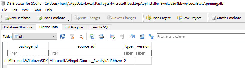 `winget pin list` shows no pins configured · Issue #2973 · microsoft/winget-cli · GitHub