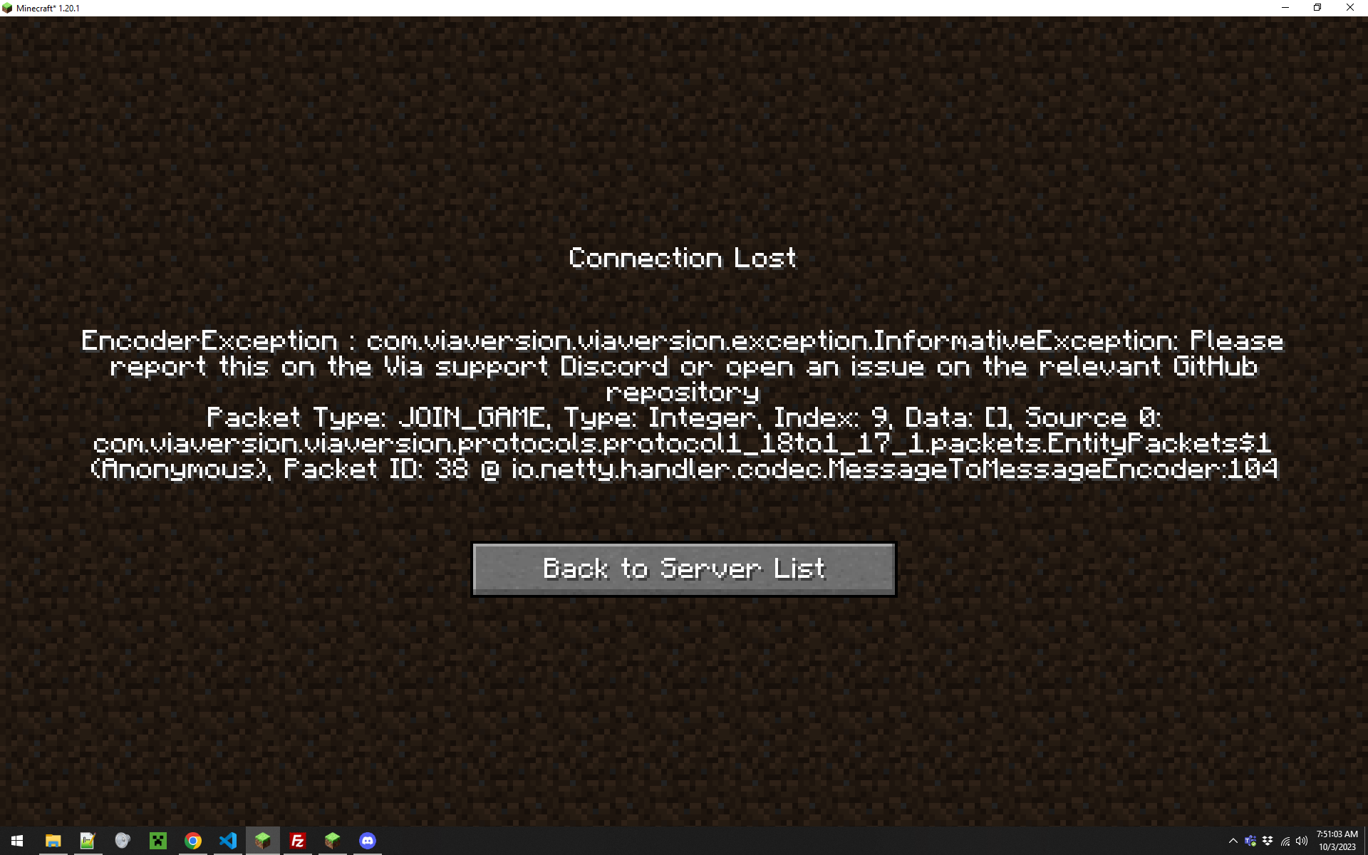 Release 4.8.1 causes Client Disconnect on Bungee · Issue #3465 · ViaVersion/ViaVersion · GitHub