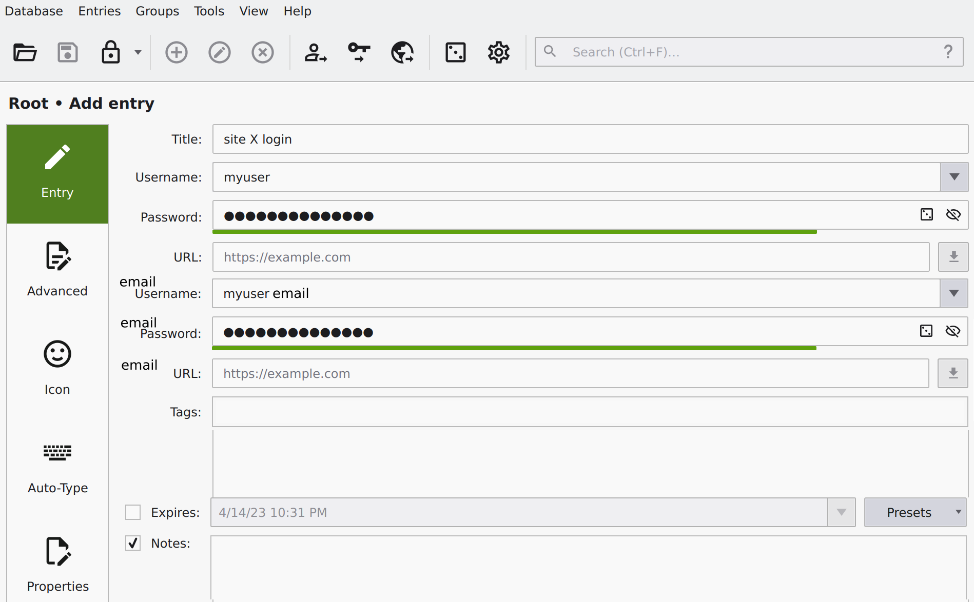 Allow adding additional attribute lines to password entries · Issue #9323 · keepassxreboot ...