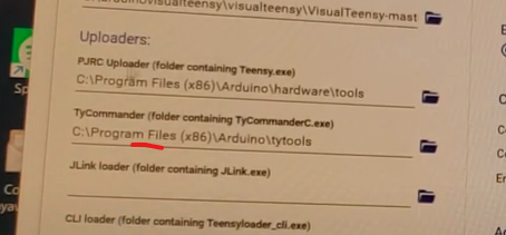 Error uploading with tyCommander · Issue #70 · luni64/VisualTeensy · GitHub