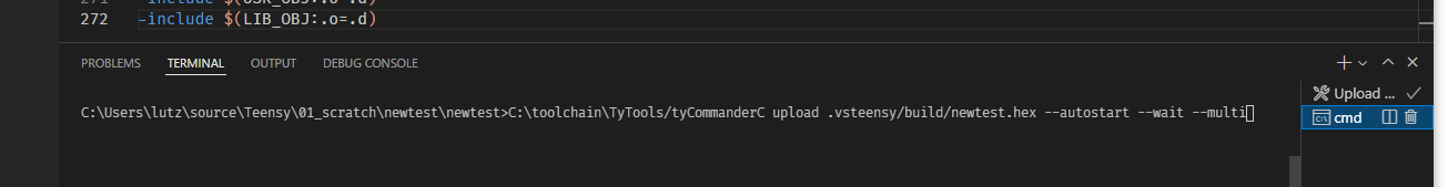 Error uploading with tyCommander · Issue #70 · luni64/VisualTeensy · GitHub