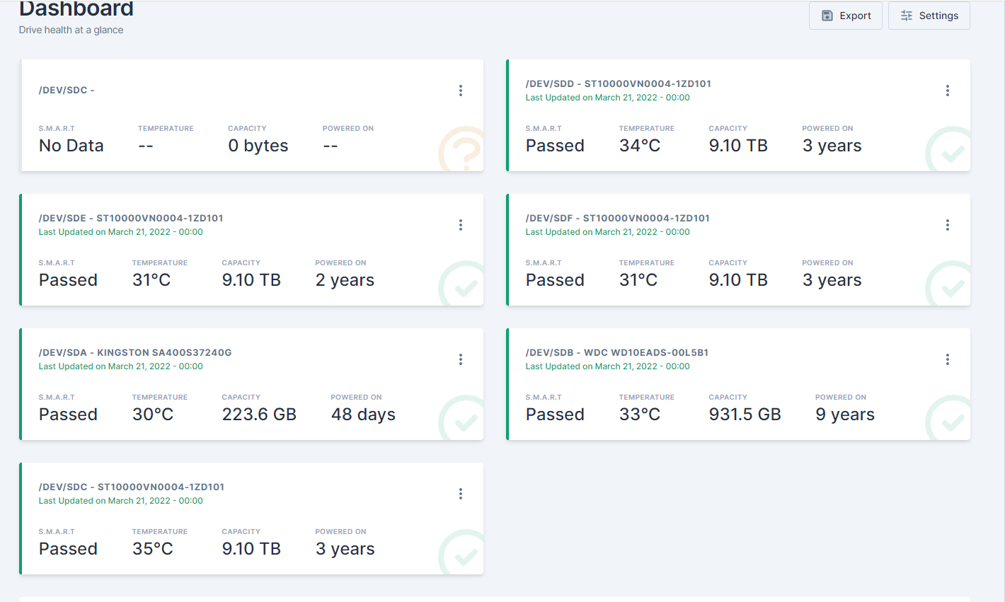 [BUG] Duplicate dev/sdc en webGUI · Issue #218 · AnalogJ/scrutiny · GitHub