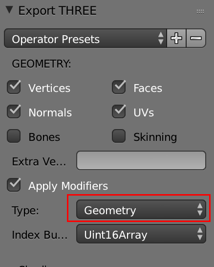 what is the blender-three.js file format? · Issue #12052 · mrdoob/three.js · GitHub