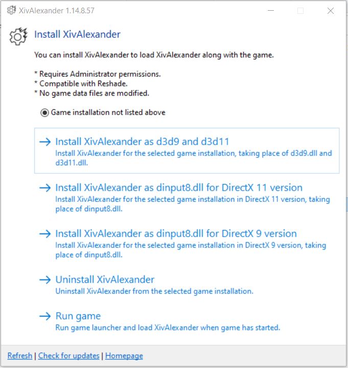 Load once option not appearing · Issue #582 · Soreepeong/XivAlexander · GitHub