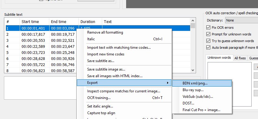export with sequenz image? · Issue #5149 · SubtitleEdit/subtitleedit · GitHub