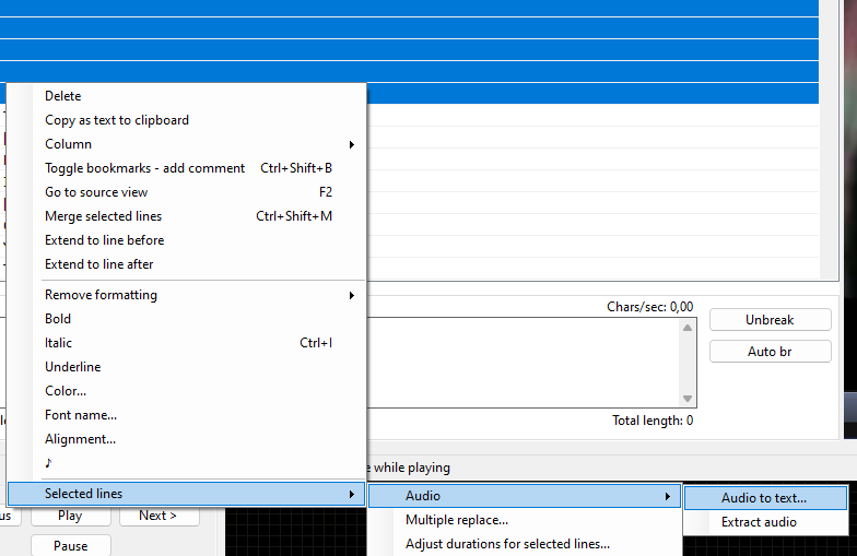 [Feature Request] Manual speech recognition · Issue #5988 · SubtitleEdit/subtitleedit · GitHub
