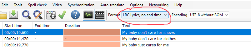 Mp3 Lyrics Without End Time · Issue 6214 · Subtitleeditsubtitleedit · Github