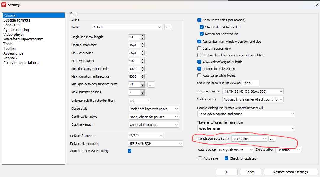 Auto-naming rule for Translation file · Issue #6058 · SubtitleEdit ...