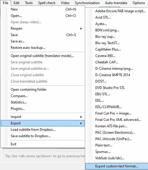 [Feature request] Transcription options in export plain text · Issue #6592 · SubtitleEdit ...