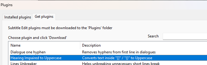 Capitalize SDH Titles · Issue #6626 · SubtitleEdit/subtitleedit · GitHub