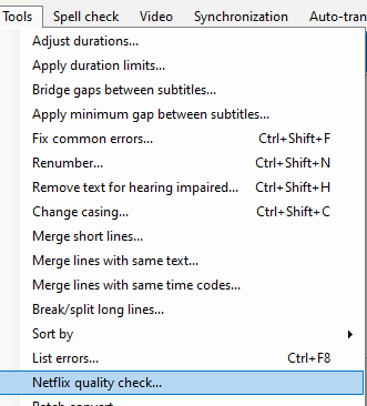 Netflix QA button missing · Issue #6737 · SubtitleEdit/subtitleedit · GitHub