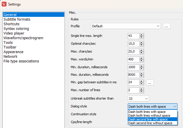 With the remove superfluous dialog dashes nothing happened · Issue #6963 · SubtitleEdit ...