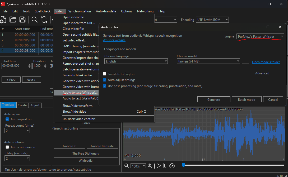 Release 4.0.0 · Issue #7282 · SubtitleEdit/subtitleedit · GitHub