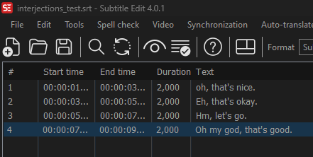 Ignoring interjections · Issue #7563 · SubtitleEdit/subtitleedit · GitHub