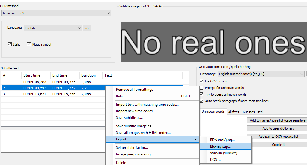 Subtitle edit can't read the images OCR · Issue #3829 · SubtitleEdit ...