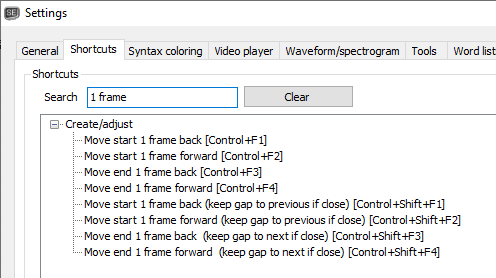 Shortcut for increasing/decreasing subtitle duration frame by frame · Issue #4078 · SubtitleEdit ...
