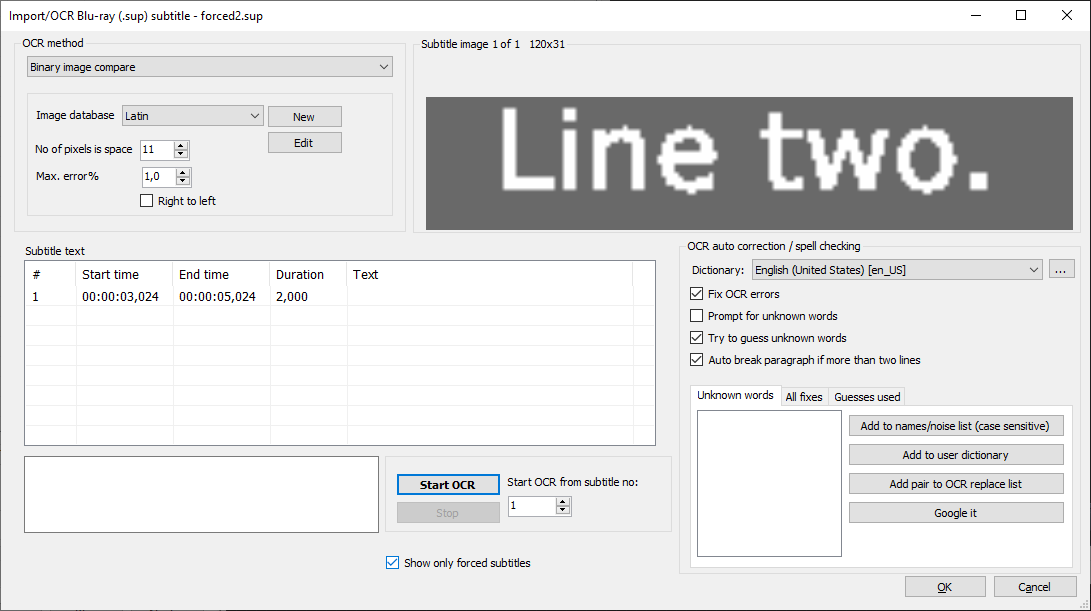 Issue/Feature Request: please add support to extract forced subs only in batch convert · Issue ...